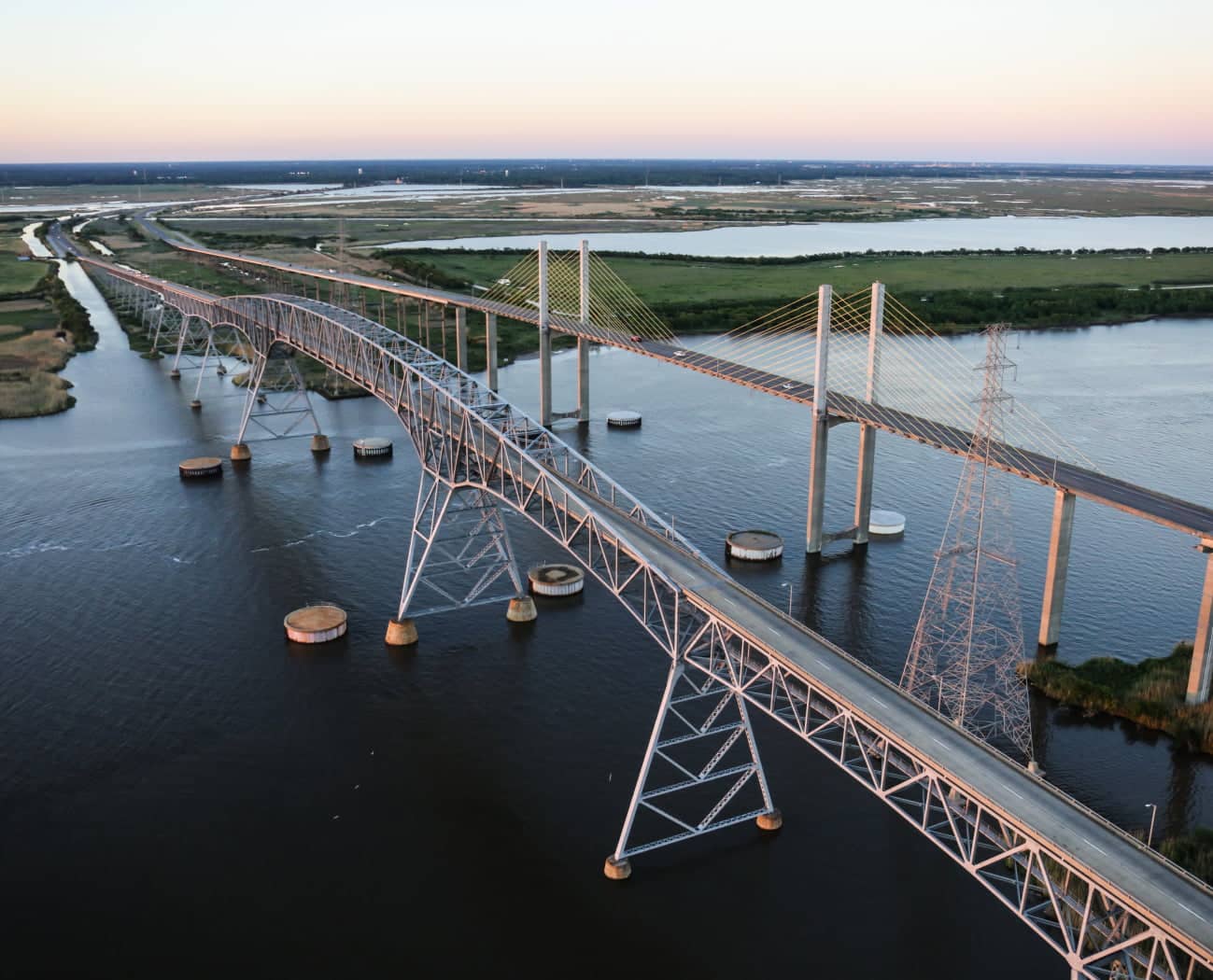 Veterans Memorial Bridge Construction | SH 87 Neches River